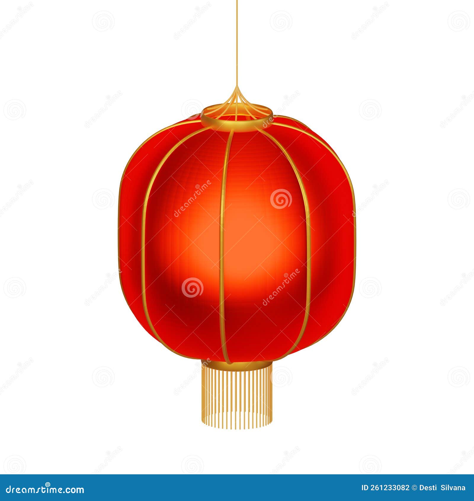Isometric Chinatown Lantern 02 Stock Photo - Illustration of chinatown ...