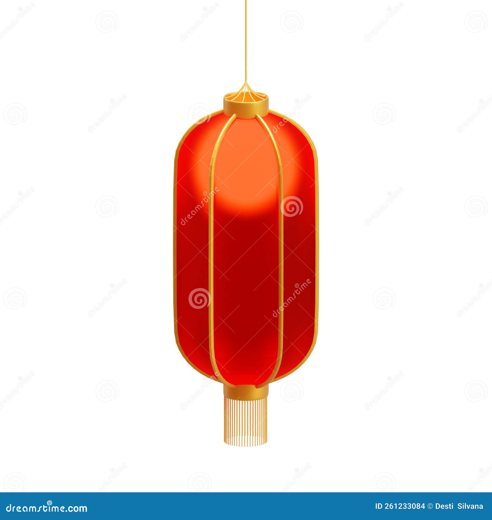 Isometric Chinatown Lantern 03 Stock Photo - Illustration of isometric ...
