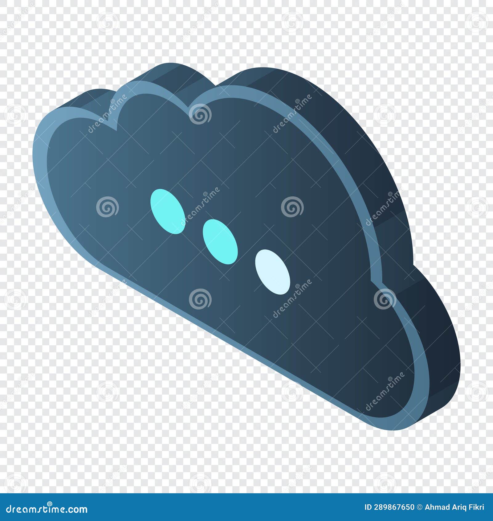 Isometric Cloud Database Cloud Computing And File Cloud Storage