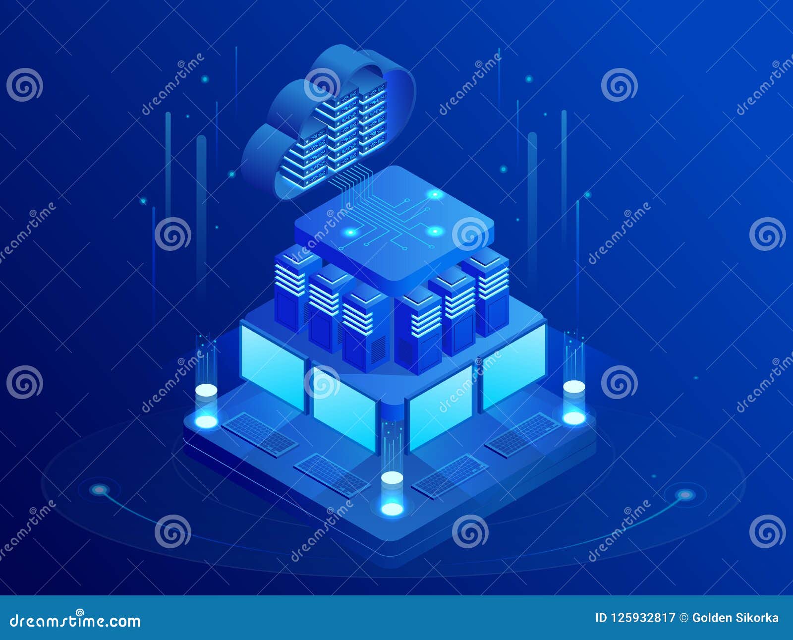 Isometric Networking Conncetion, Internet Network Topology Concept ... Isometric Networking Conncetion, Internet Network Topology Concept ...