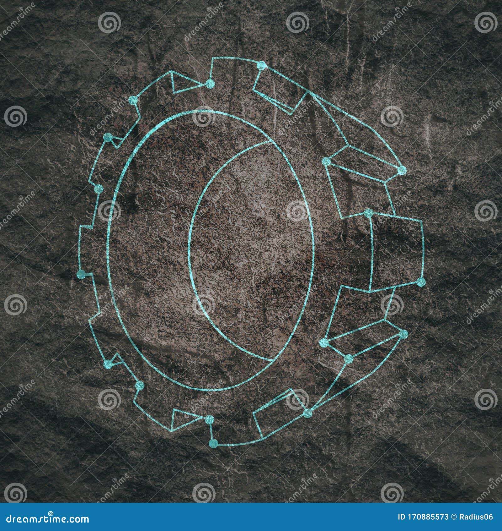 3d cog wheel stock illustration. Illustration of mechanics - 170885573