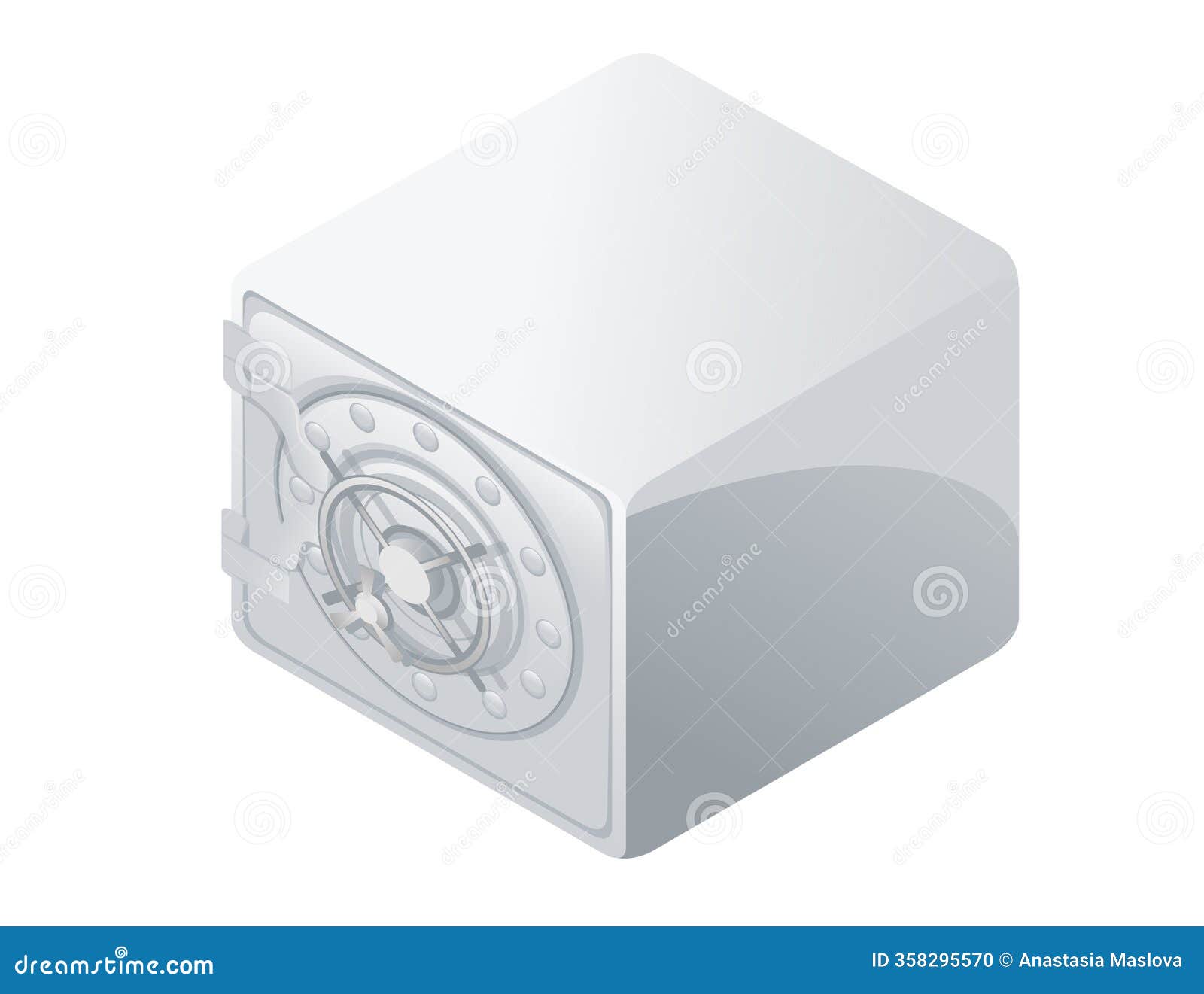 Isometric Compact Excavators. Yellow Skid Steer Loader. Cartoon Vector ...