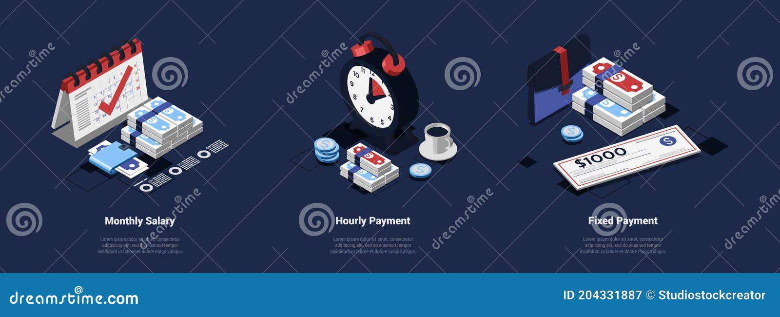 Hourly Payment Stock Illustrations – 87 Hourly Payment Stock ...