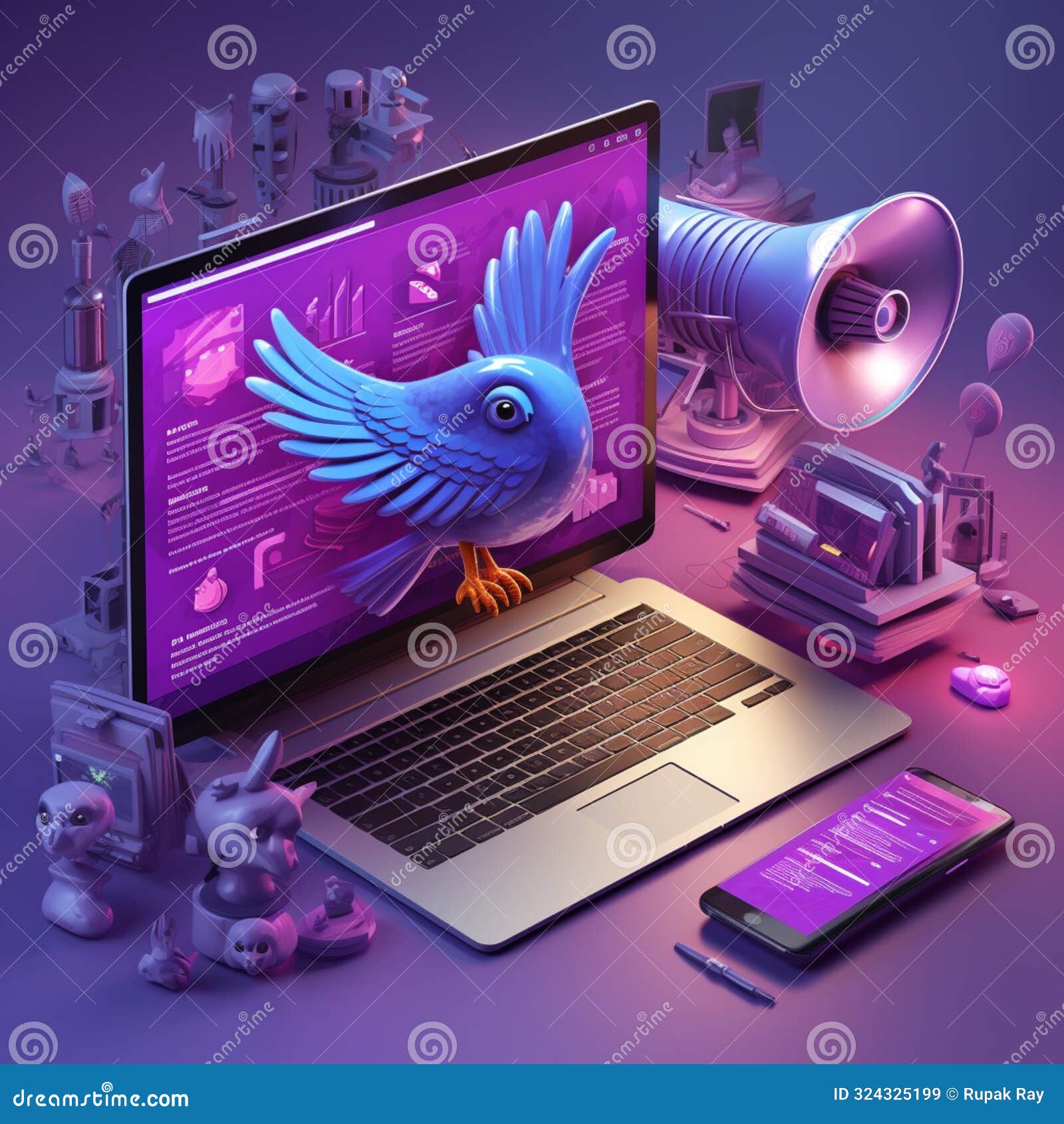 Isometric Computer-based Design Concept Illustration Image Stock ...