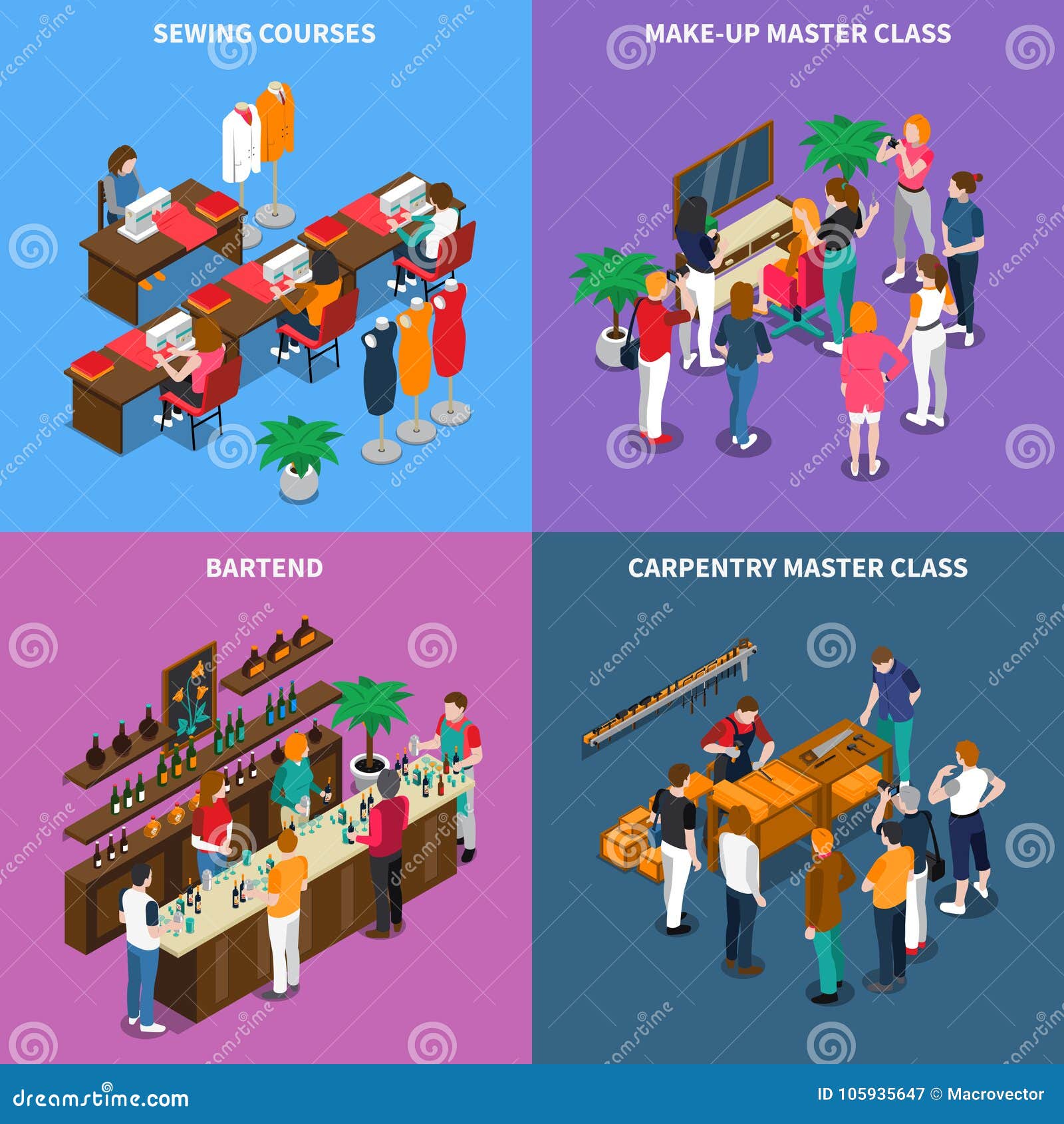 Master Class Linear Icons, Signs, Symbols Vector Line Illustration Set ...