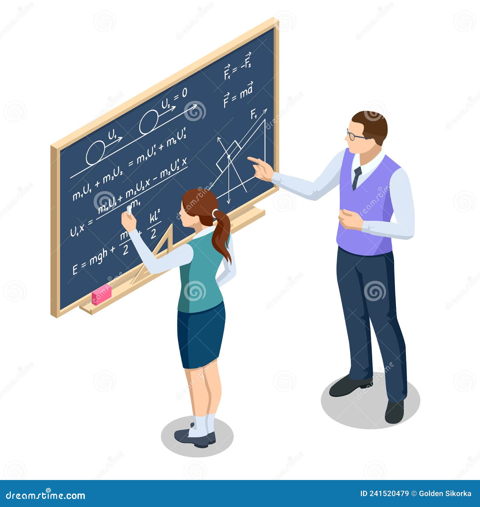 Isometric Concept of Physics Lesson. Physics School Subject Stock ... Isometric Concept of Physics Lesson. Physics School Subject Stock ...