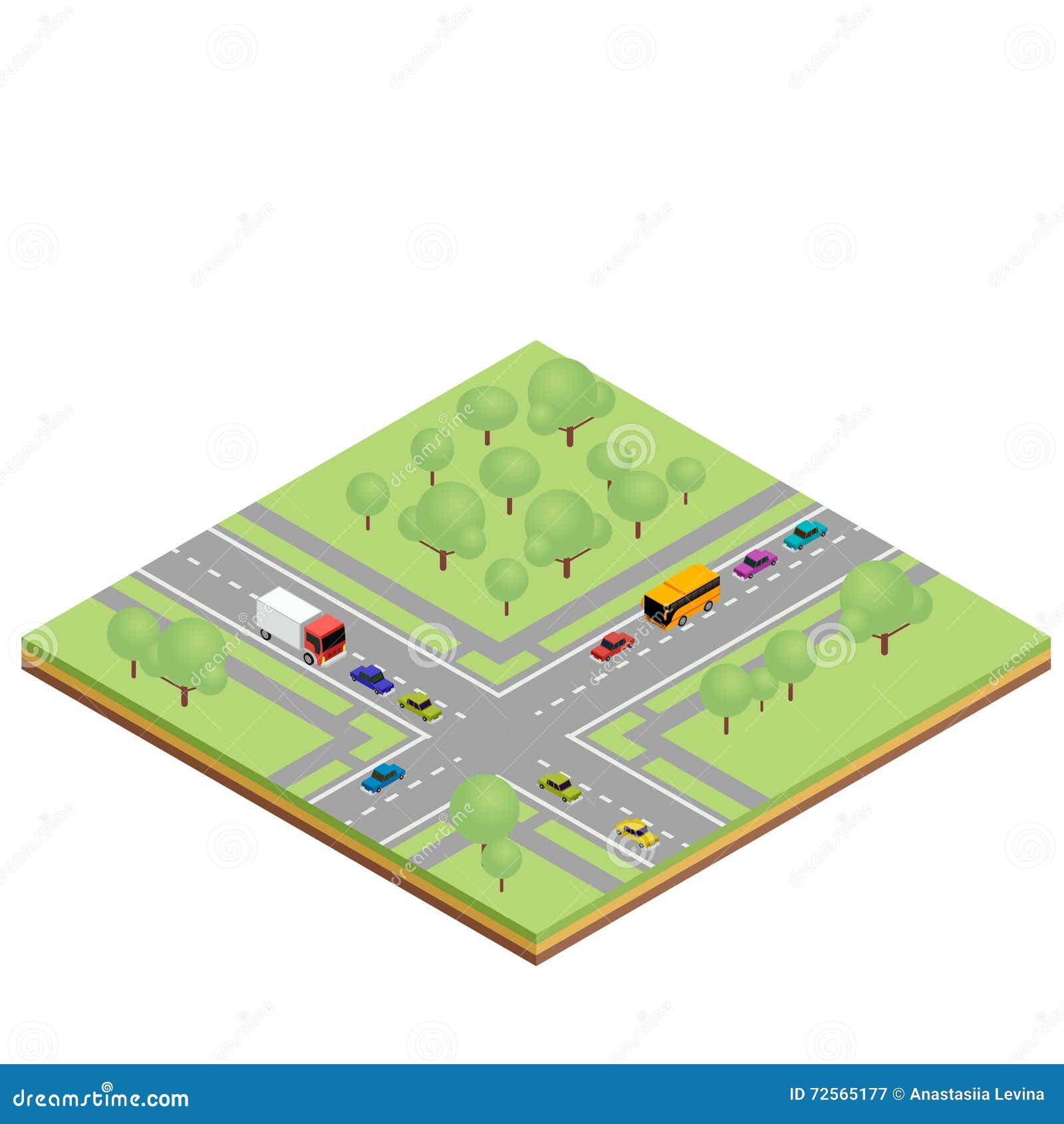 US Country Is At A Crossroads Concept Vector Illustration. USA Map Made ...