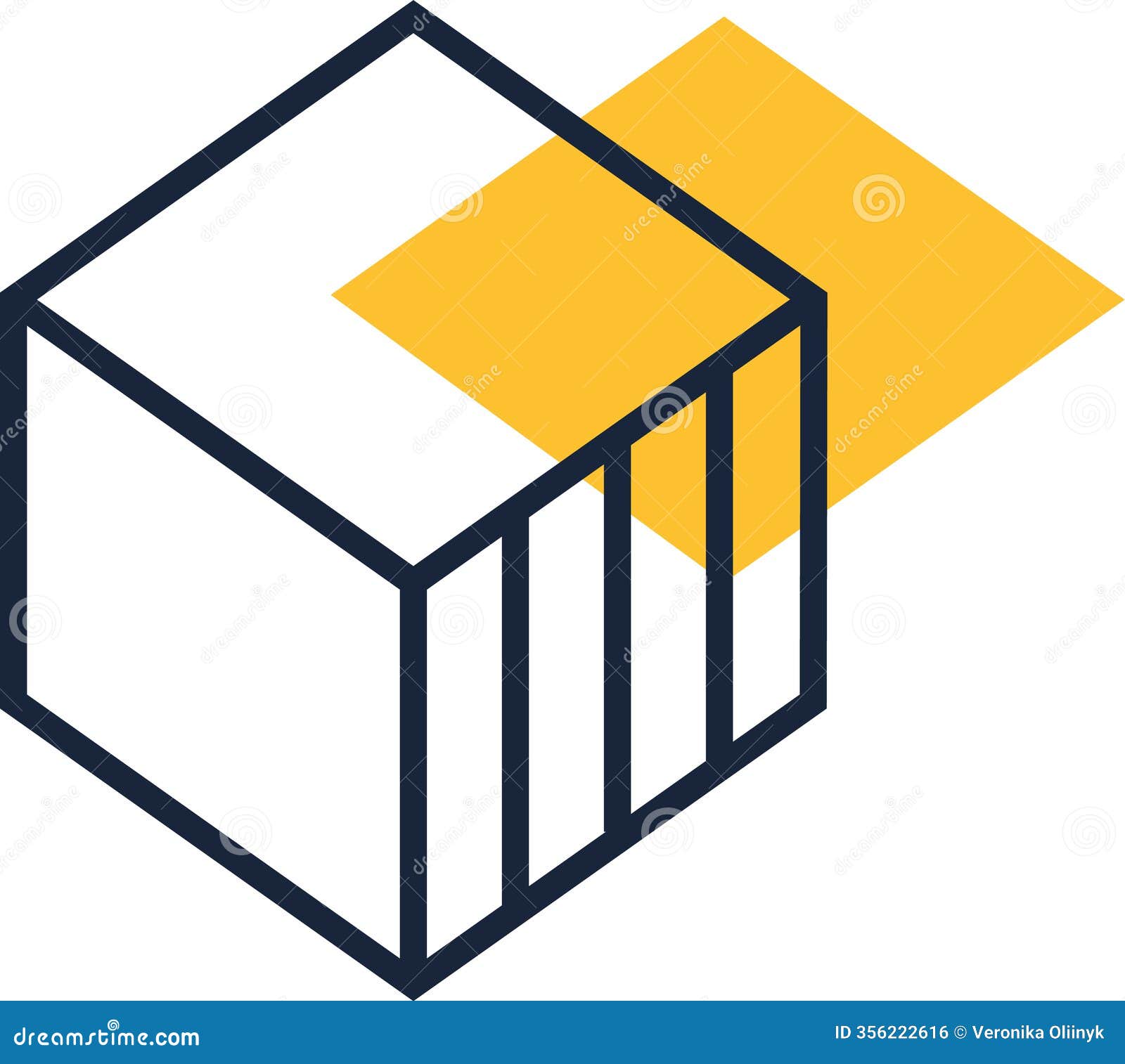 Set Isometric Cube, 3D Printer Software, Model, And RGB And CMYK Color ...