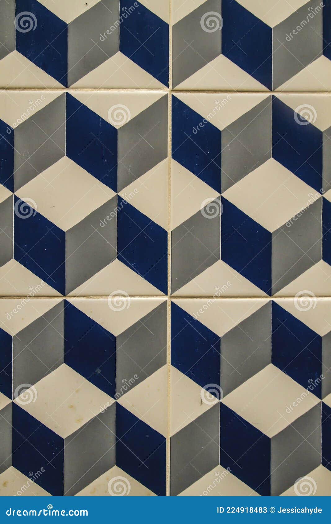 Isometric Cubes Pattern Tile Stock Image - Image of detail, mosaic ...