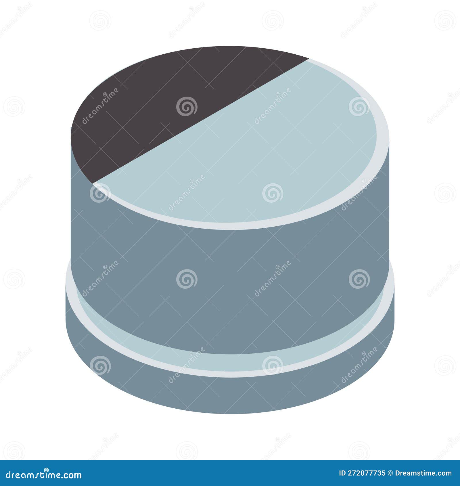 Isometric Cylinder Semiconductor Composition Stock Vector - Illustration of core, plate: 272077735