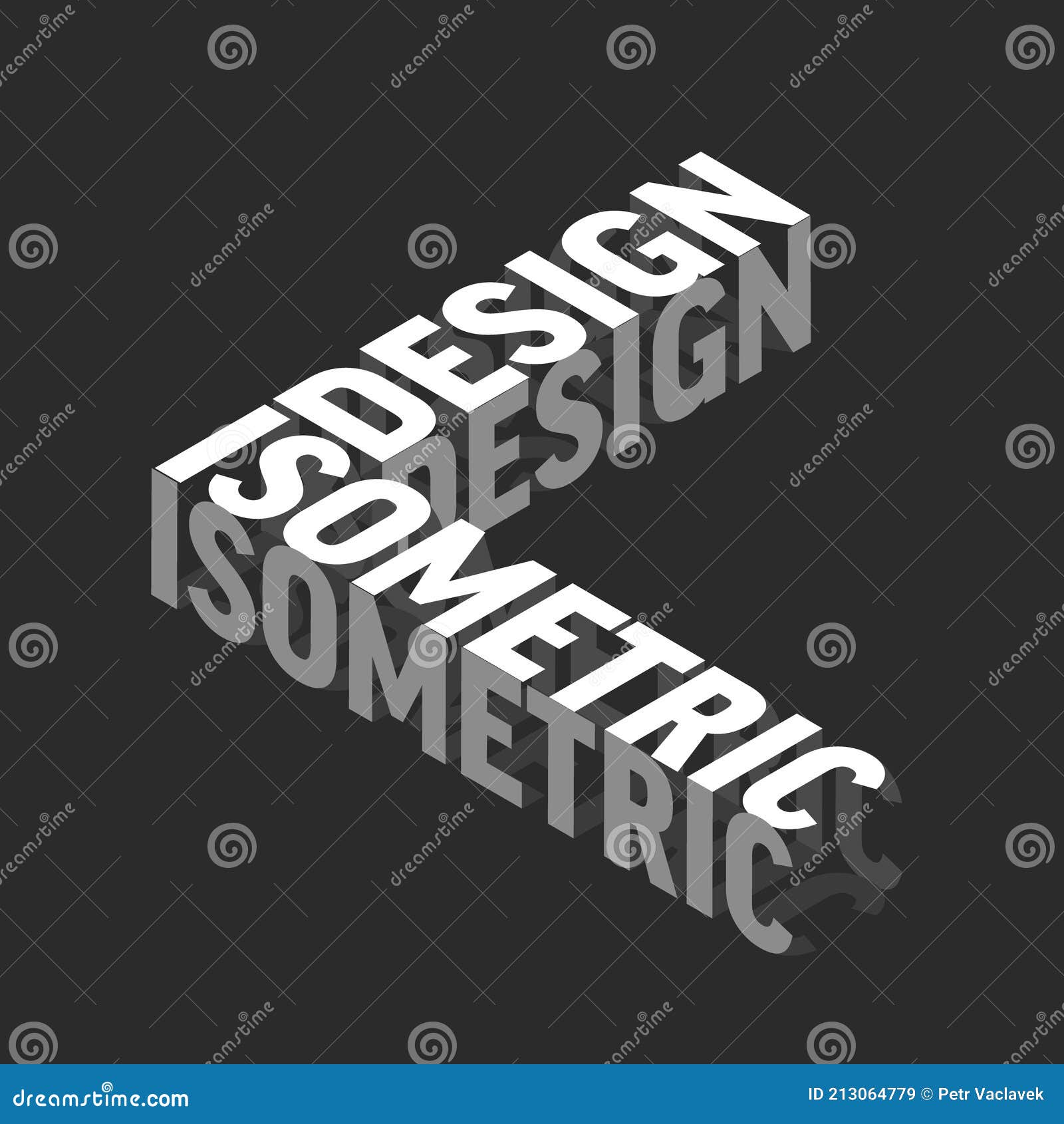Isometric 3d Deisgn Concept Image Stock Vector - Illustration of curve ...