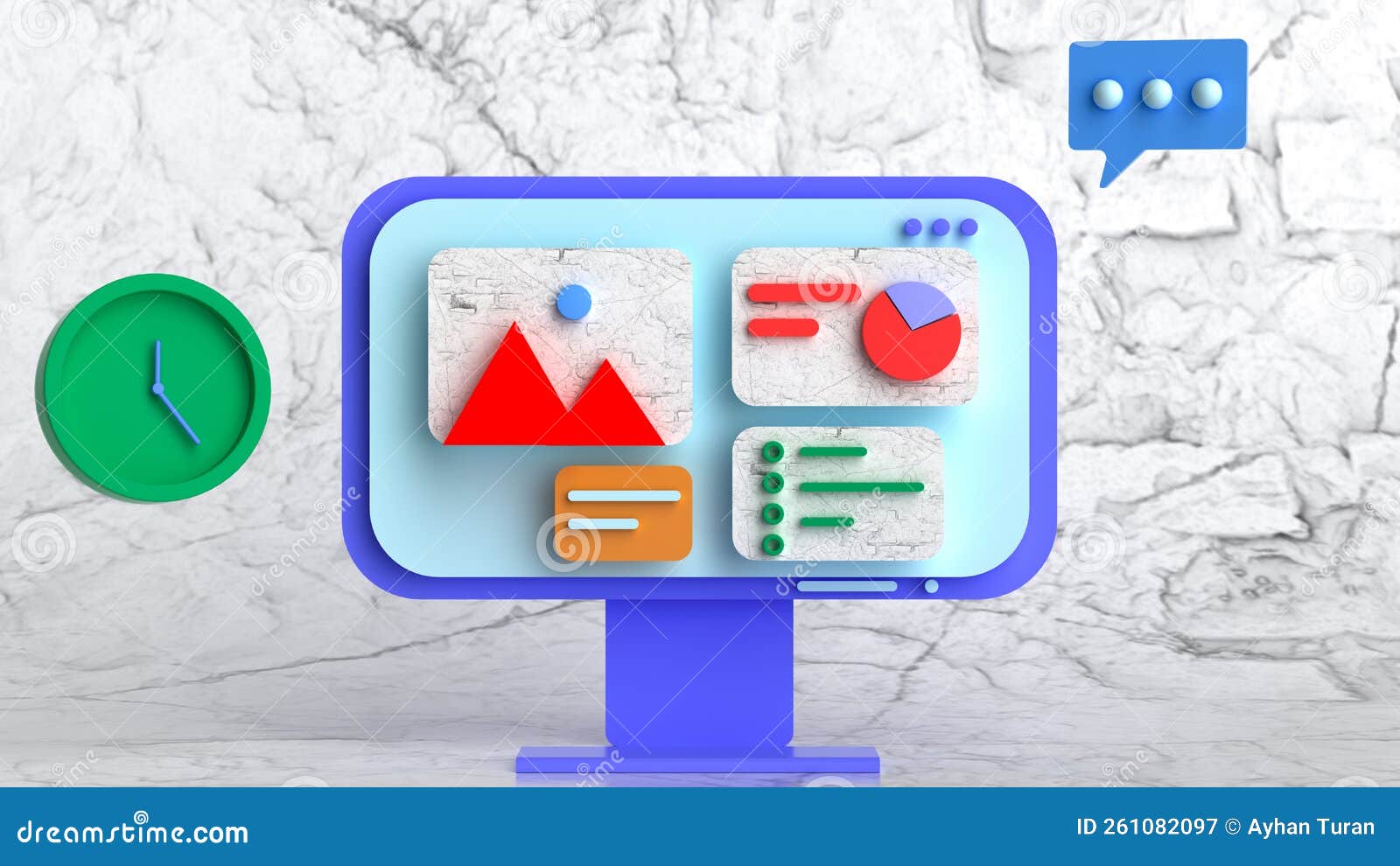 Isometric 3d Financial Graph Stock Illustration - Illustration of ...