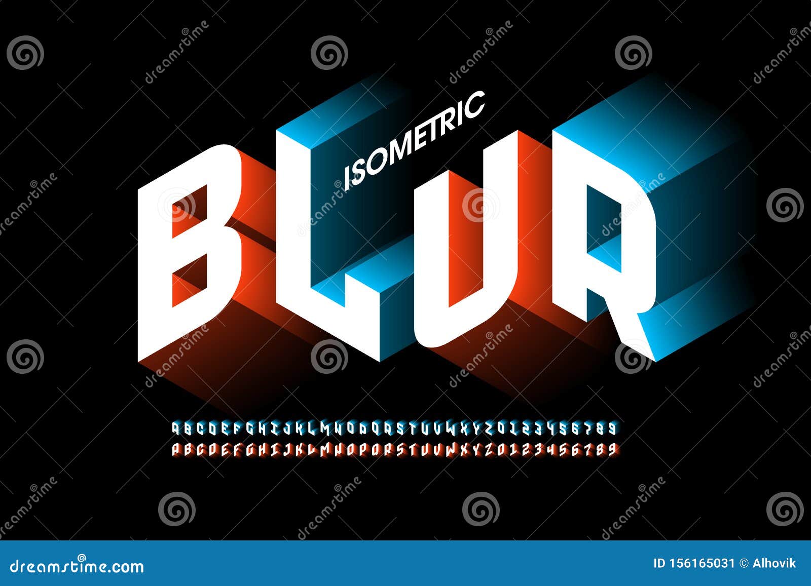 Blur Fat Font Vector Illustration | CartoonDealer.com #87715676