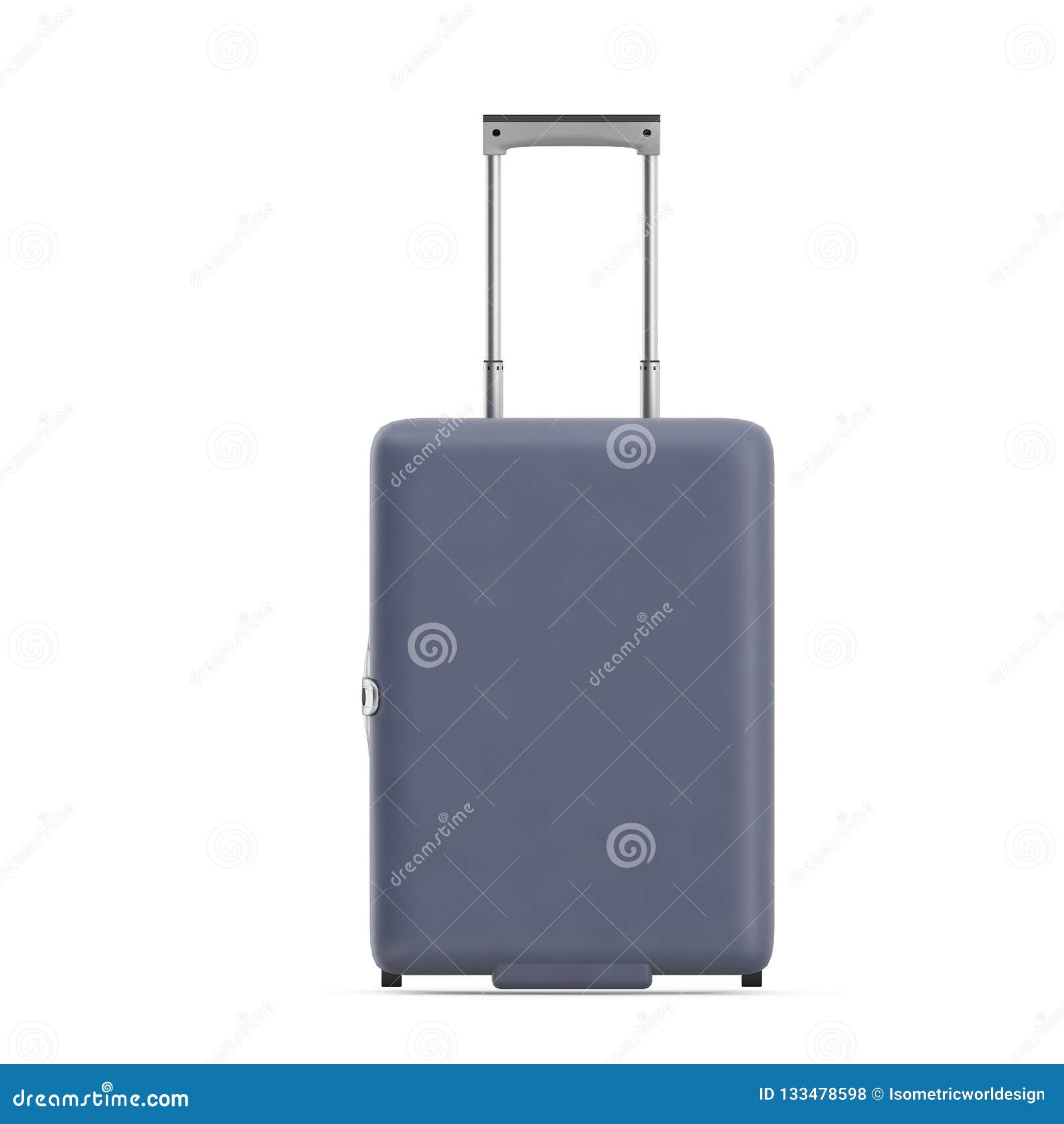 Isometric bag 3D rendering stock illustration. Illustration of business ...