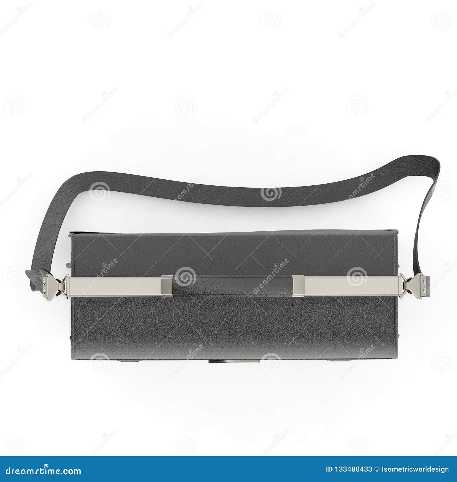 Isometric bag 3D rendering stock illustration. Illustration of ...