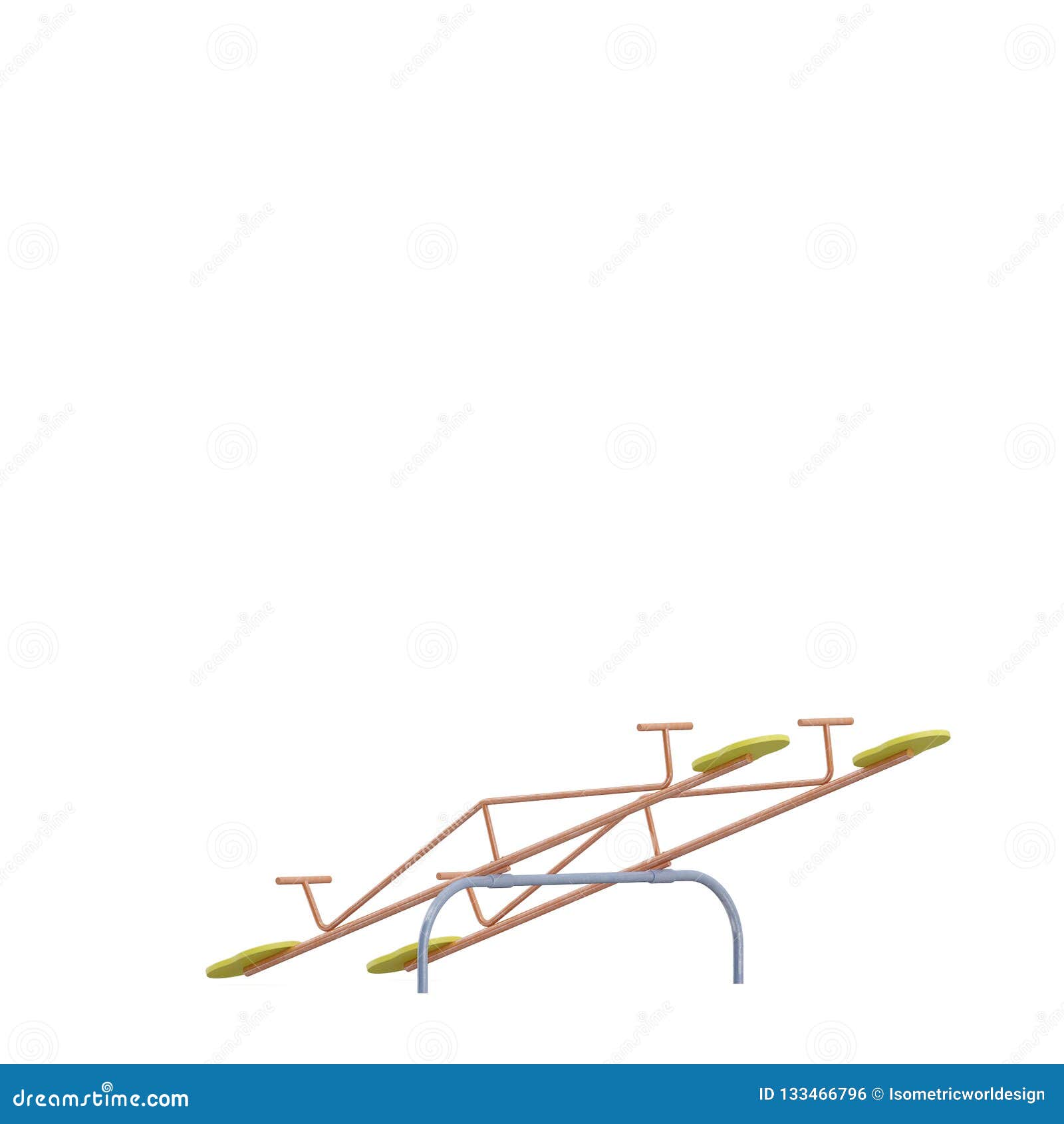 Isometric Kid Object 3D Rendering Stock Illustration - Illustration of ...