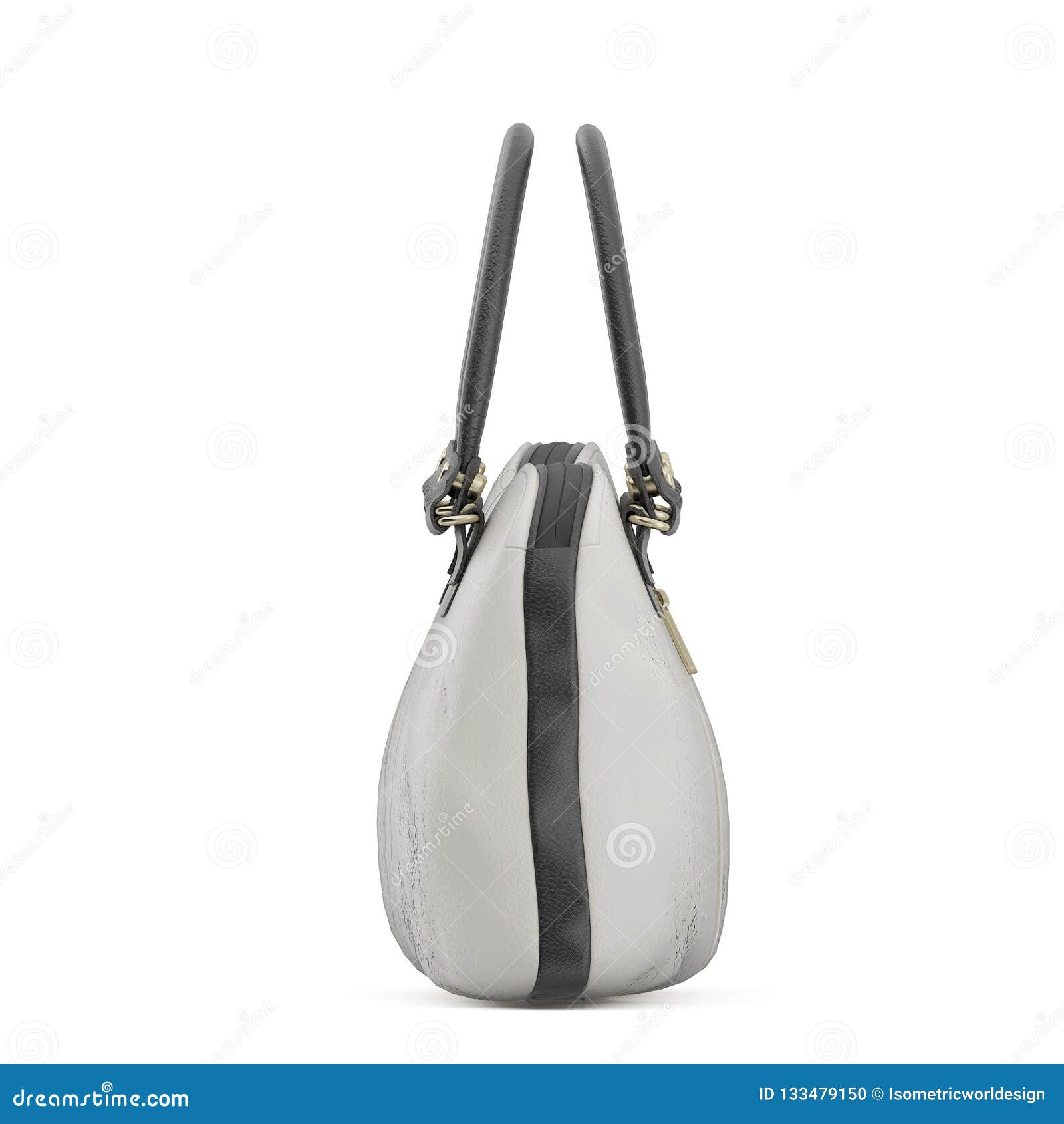 Isometric bag 3D rendering stock illustration. Illustration of ...