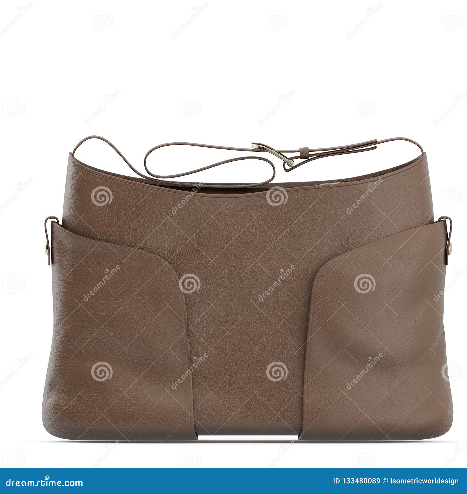 Isometric bag 3D rendering stock image. Image of document - 133480089