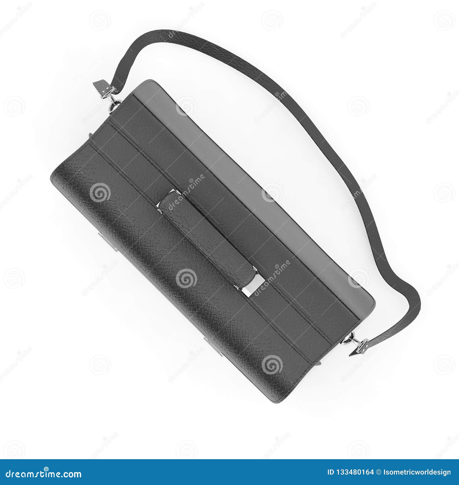 Isometric bag 3D rendering stock photo. Image of compass - 133480164