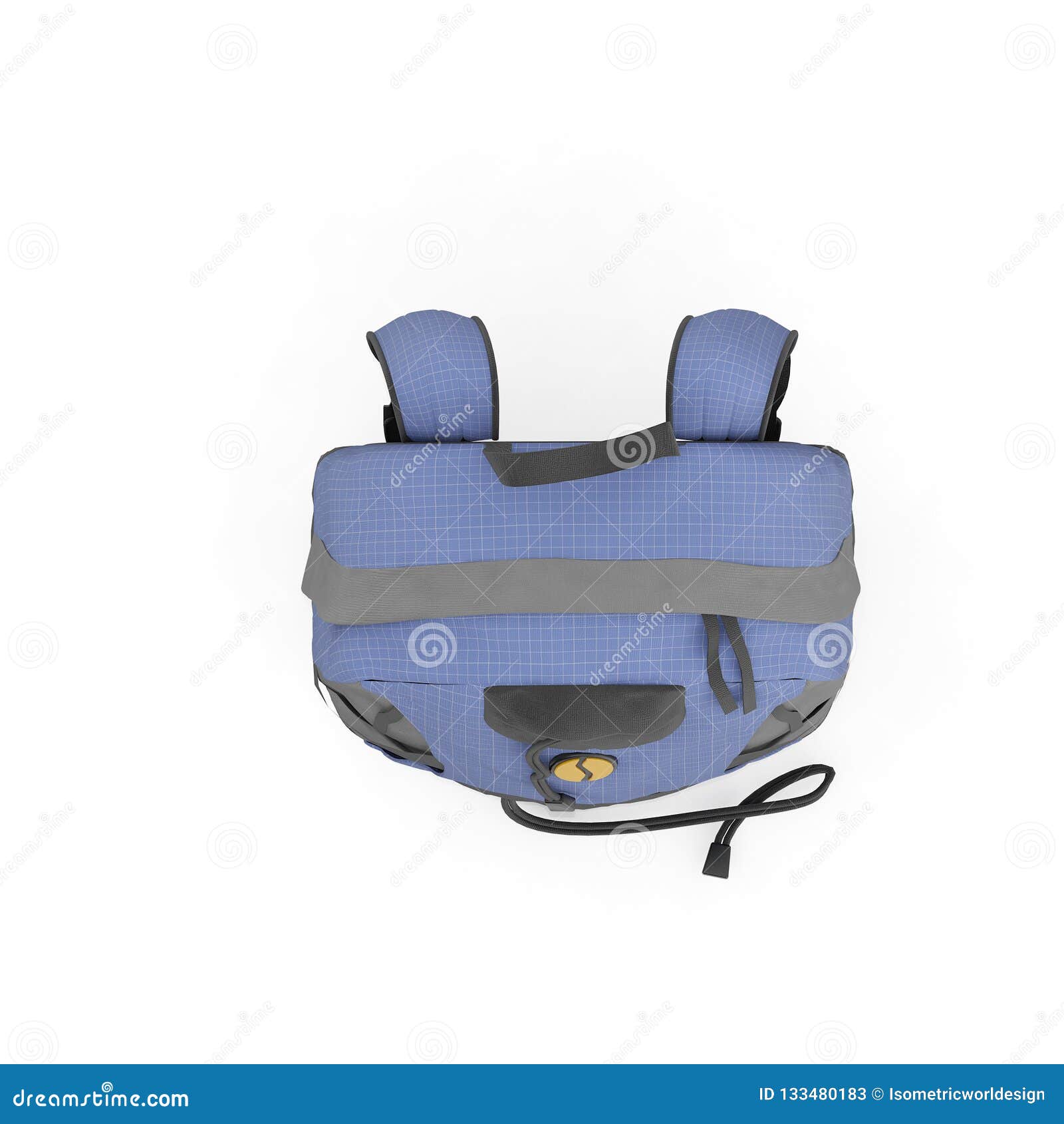 Isometric bag 3D rendering stock image. Image of businessman - 133480183