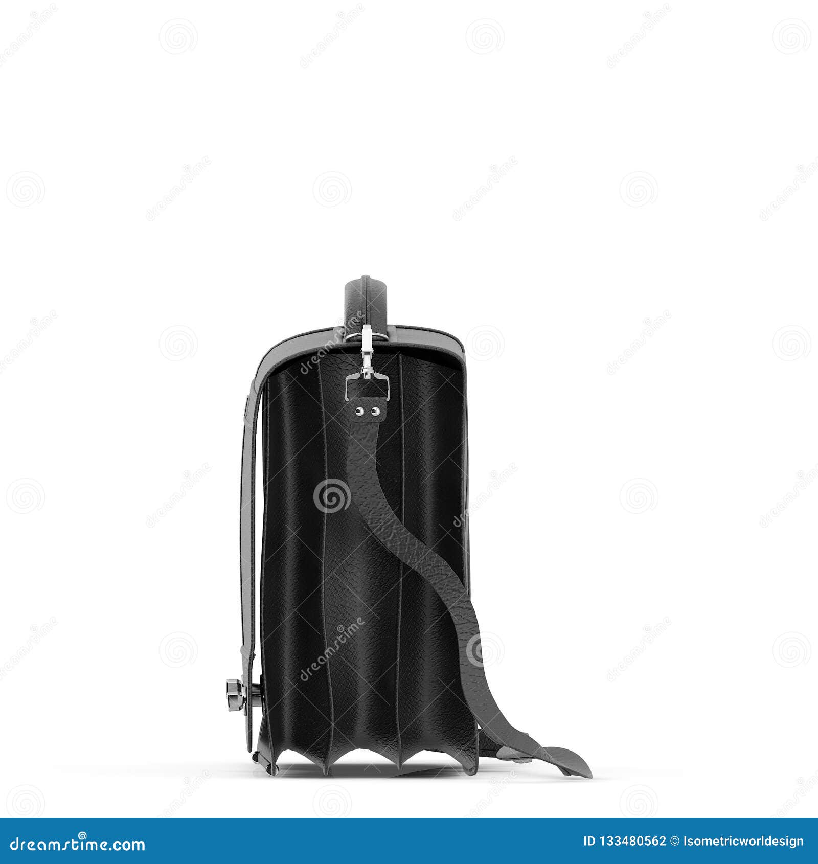 Isometric bag 3D rendering stock photo. Image of concept - 133480562