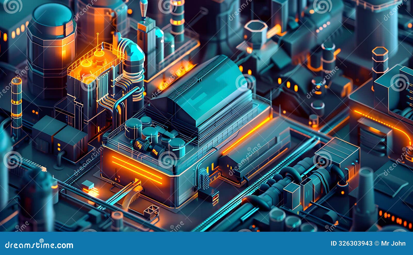 Futuristic Factory Robot Arms Abstract Royalty-Free Stock Image ...