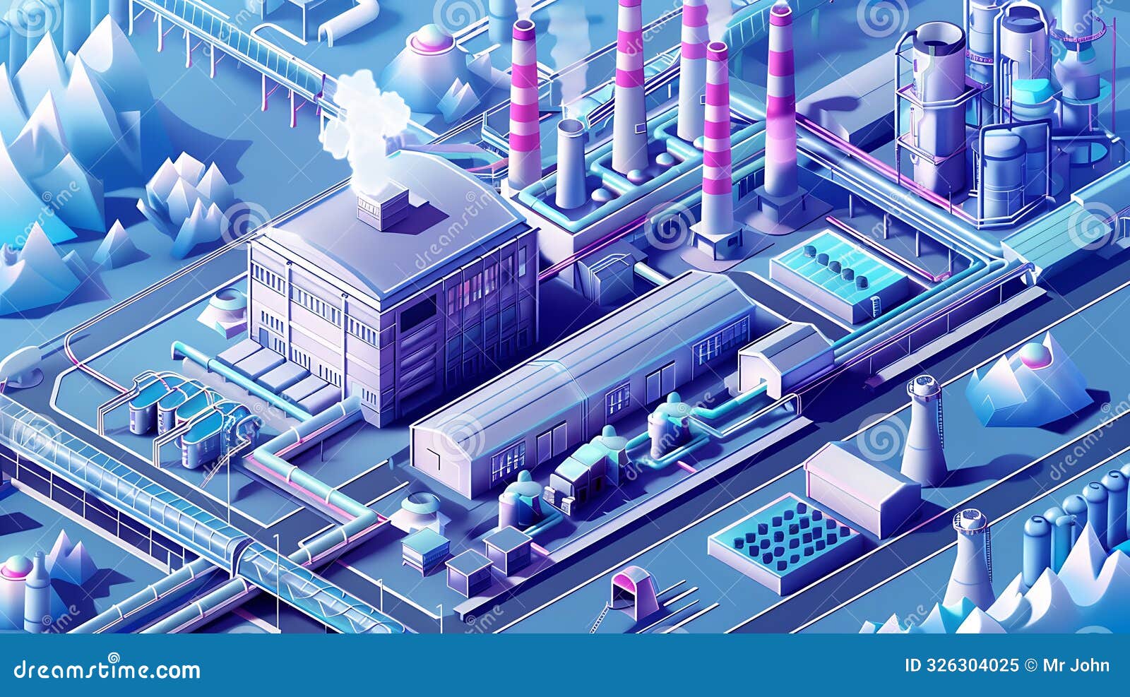 Futuristic Factory Robot Arms Abstract Royalty-Free Stock Image ...