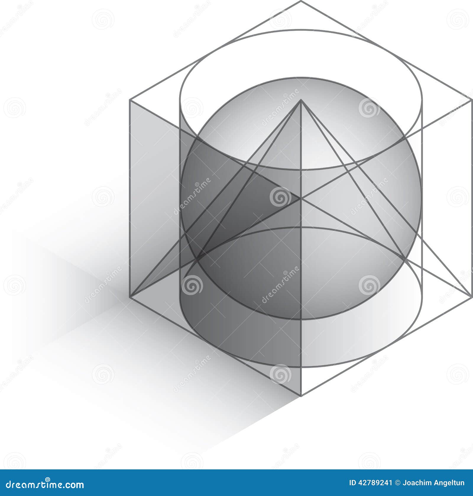 Isometric 3D shapes stock vector. Illustration of dimensional - 42789241