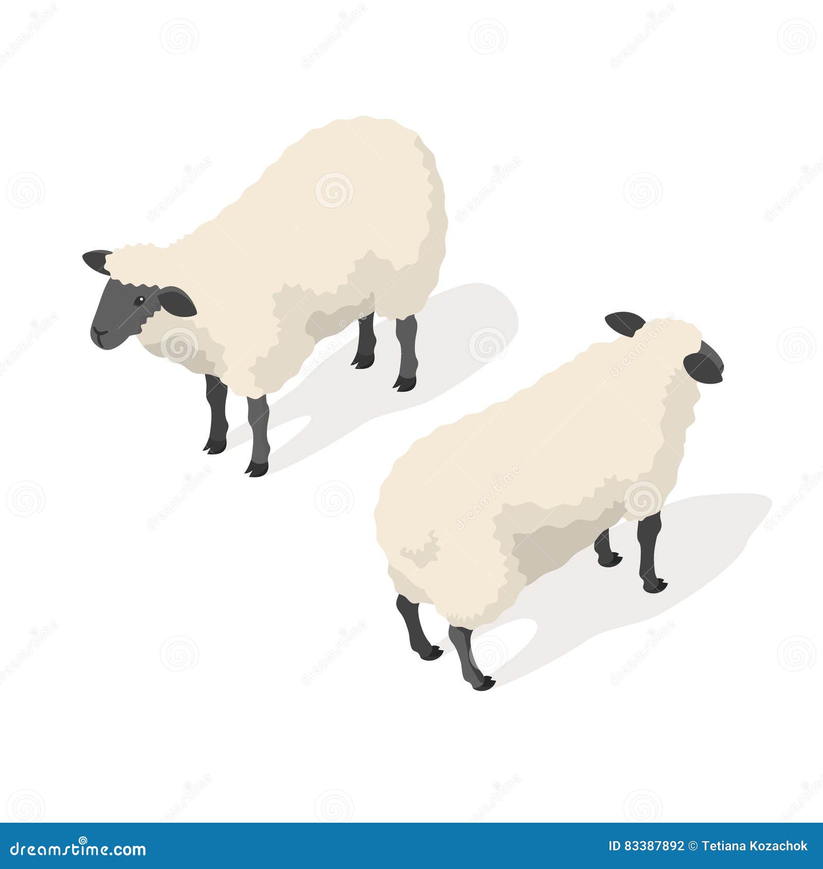 Isometric Sheep Stock Illustrations – 665 Isometric Sheep Stock ...