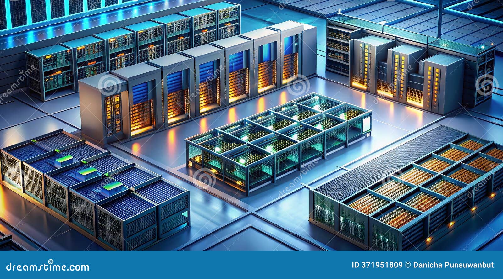 CPU Layout Routing In PCB Design With Blue Pattern Royalty-Free Stock ...