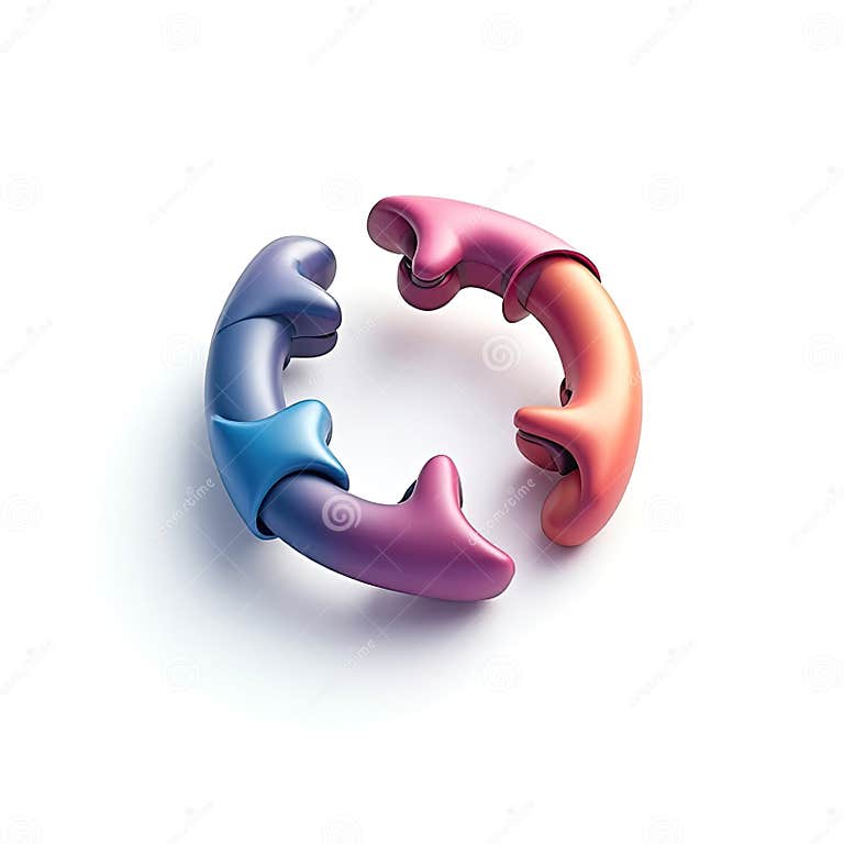 An Isometric Depiction of Community Support Icon Stock Illustration ...