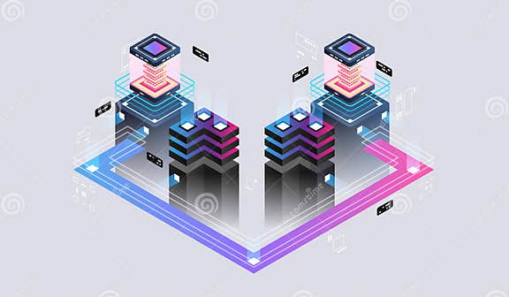 Isometric Design Concept Virtual Reality and Augmented Reality ...