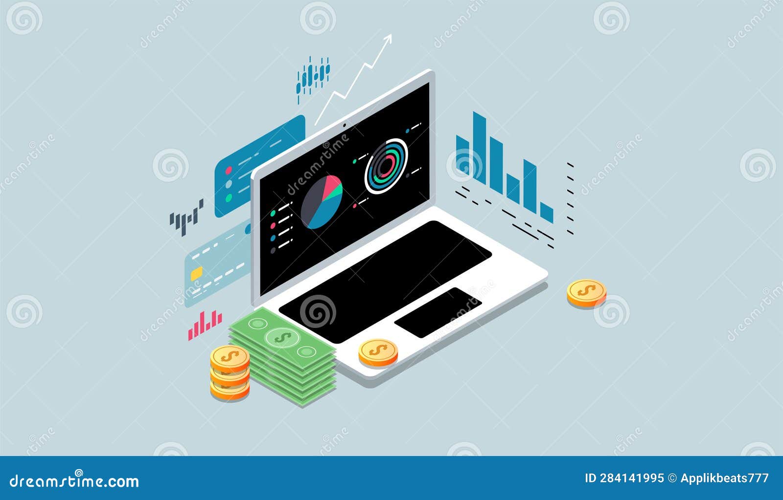 Isometric Design Concept Virtual Reality and Augmented Reality ...