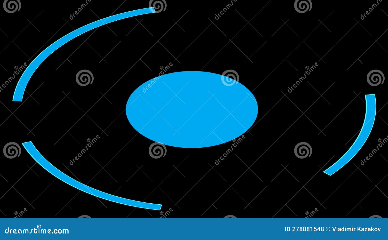 3D Digital Circular Dynamic Wave On Purple Background. Technology Smart ...