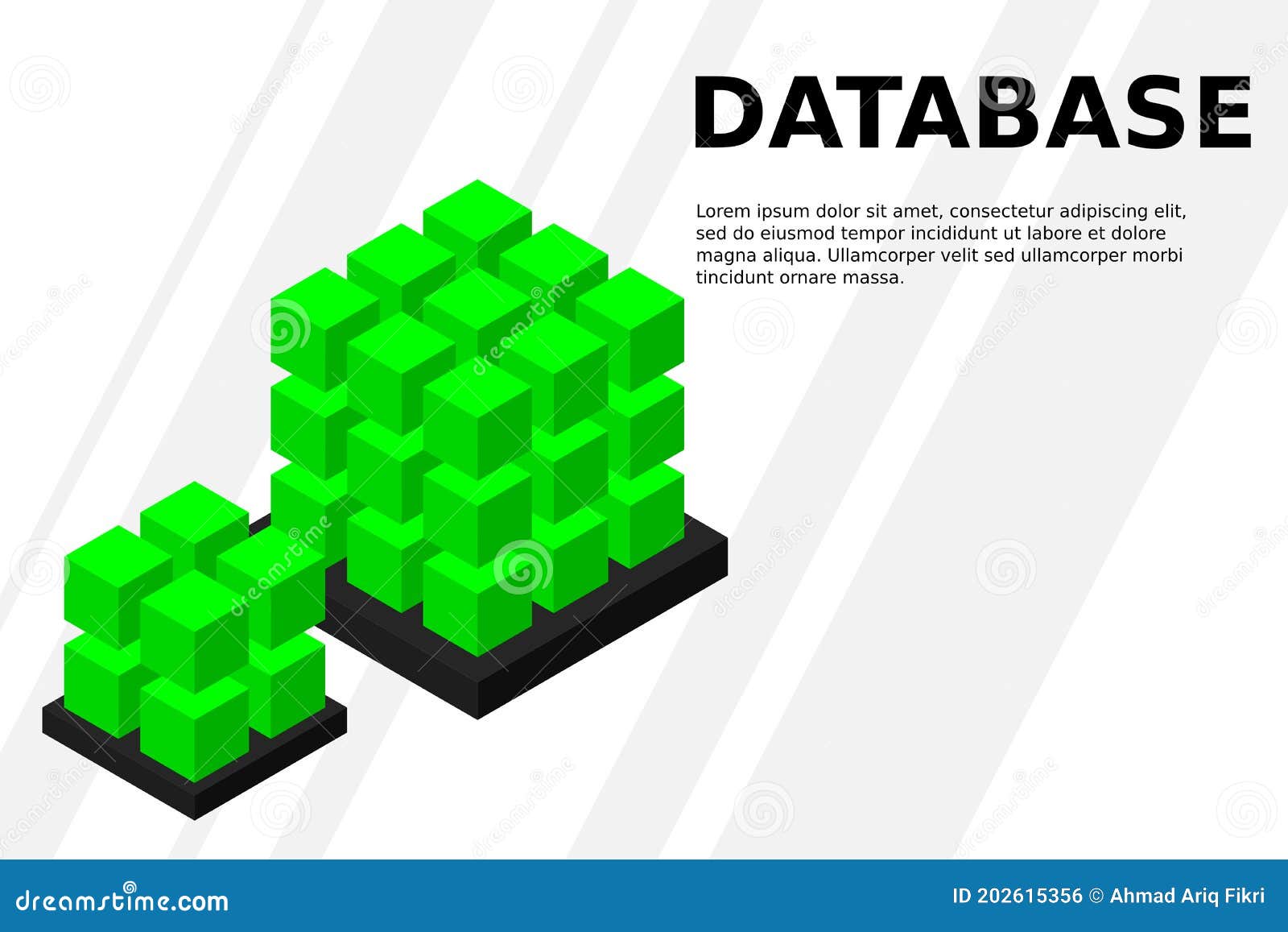 Isometric Digital Technology Web Banner. BIG DATA Machine Learning ...