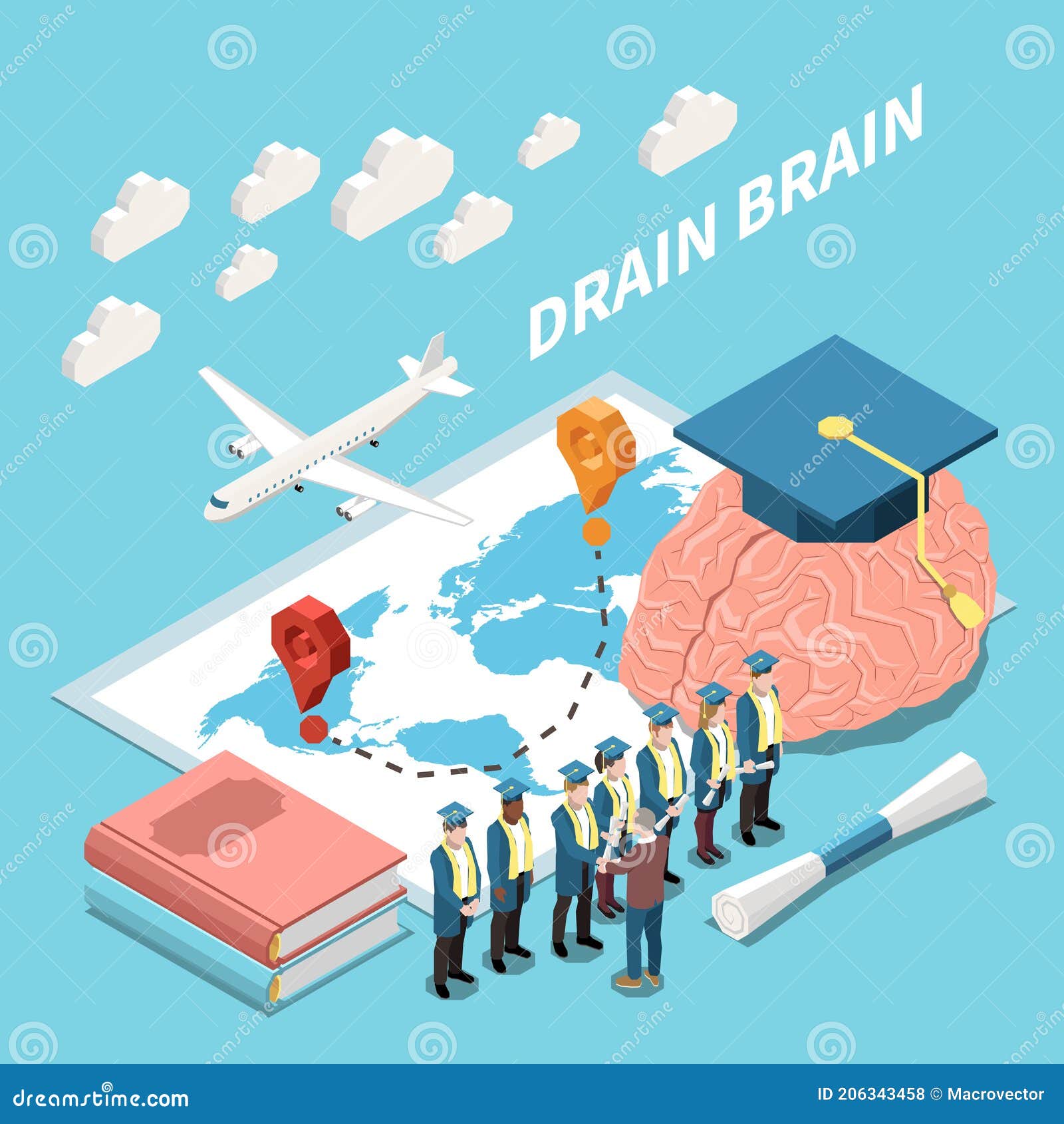 Population Displacement, Refugees App Interface Template. Cartoon ...