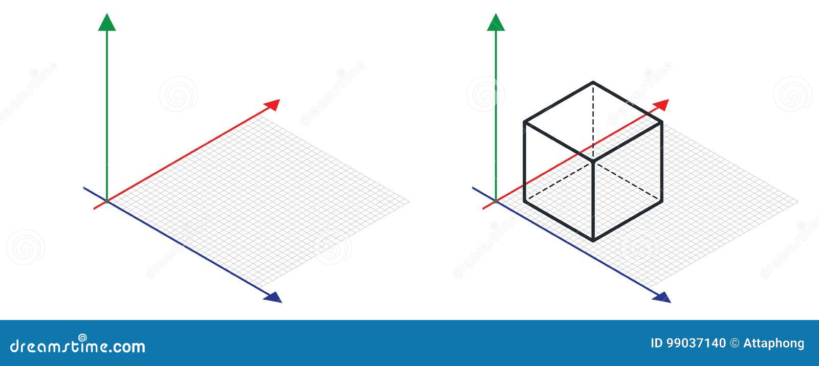 Isometric Drawing A Thirty Degreesangle Is Applied To Its Sides. The ...