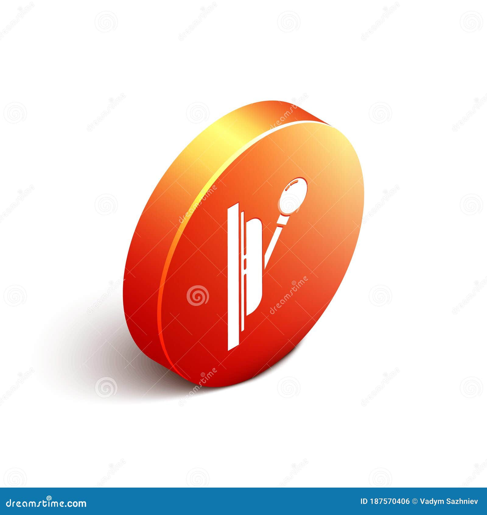 Isometric Electrical Panel Icon Isolated on White Background. Switch ...