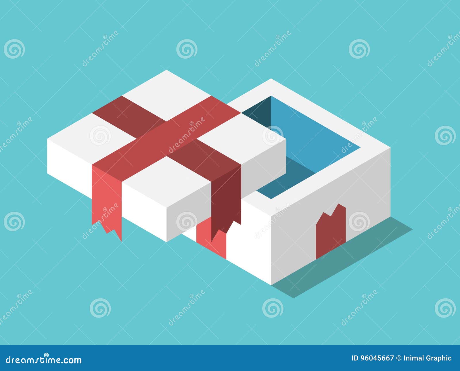 Empty Gift Boxes, Cartoon Vector | CartoonDealer.com #175925691