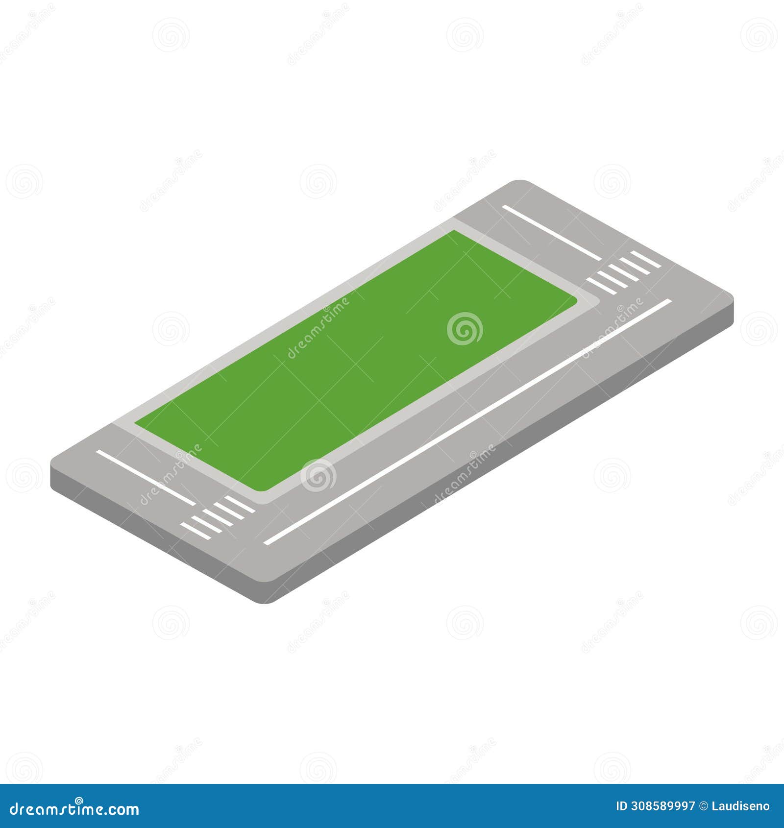 Isometric Empty Street Vector Stock Illustration - Illustration of ...