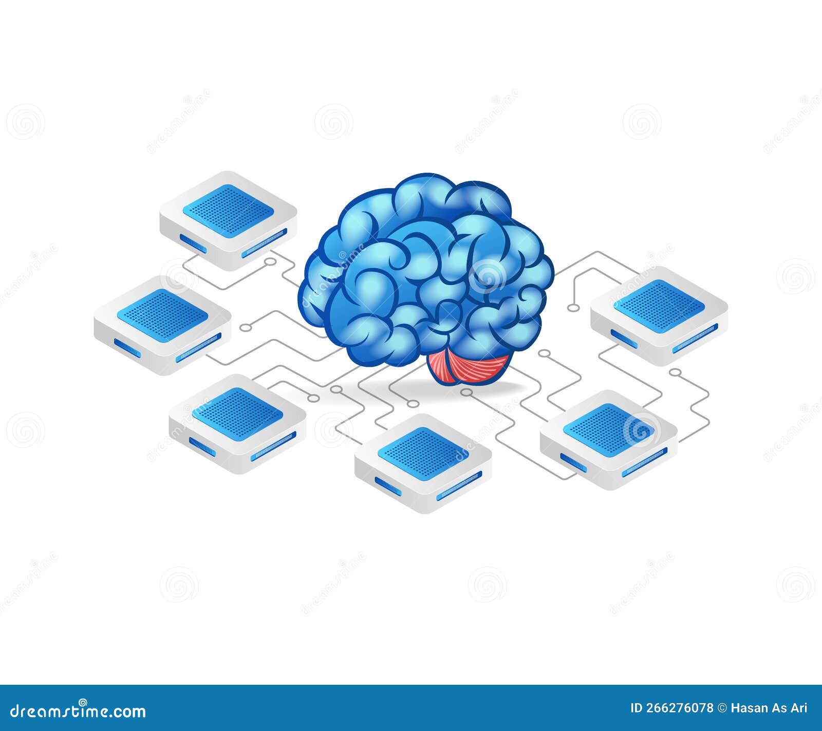 Brain Center, Icon In Line Design. Brain, Center, Mind, Intelligence ...