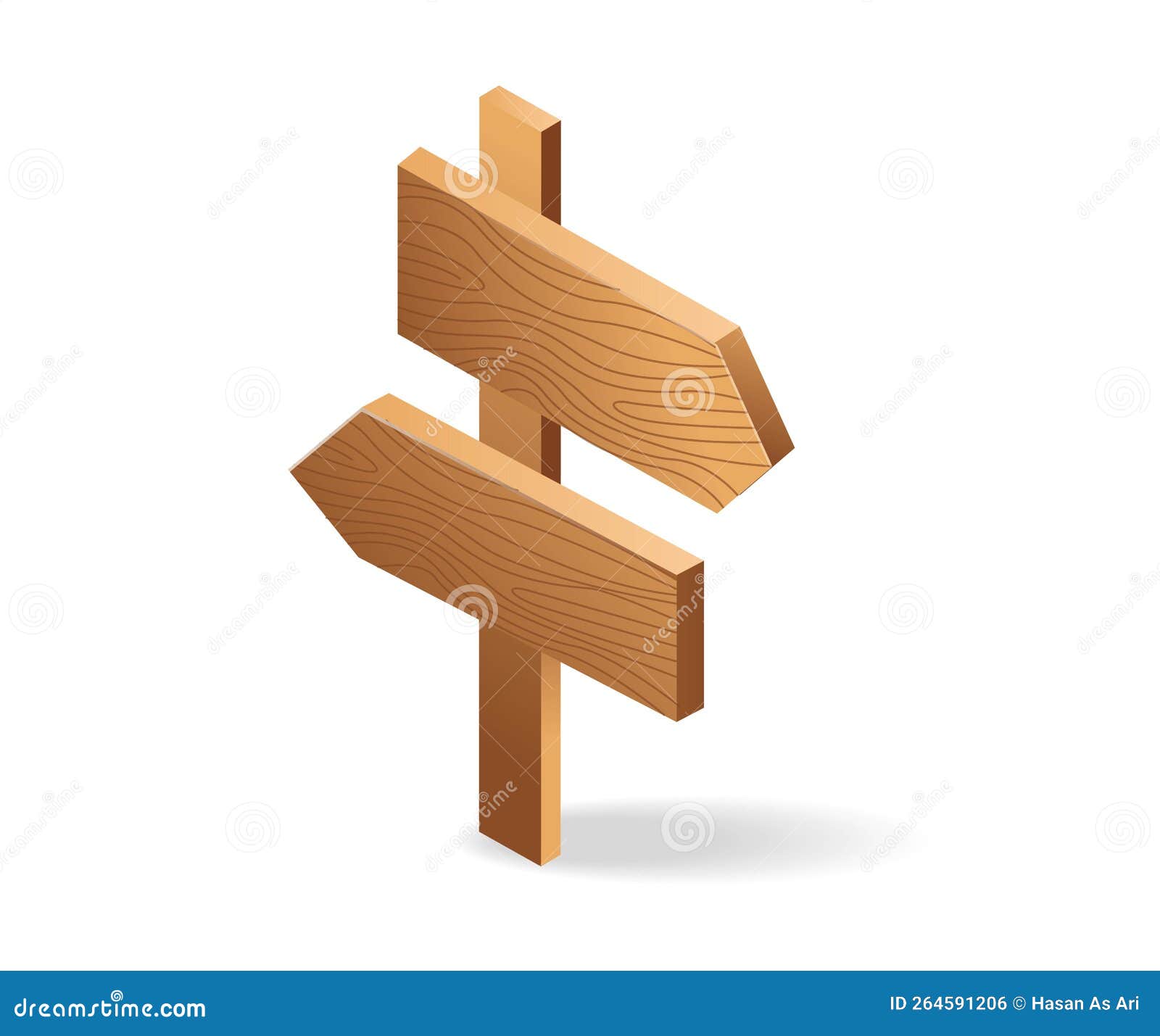 Isometric Flat 3d Concept Signpost Illustration Stock Illustration ...