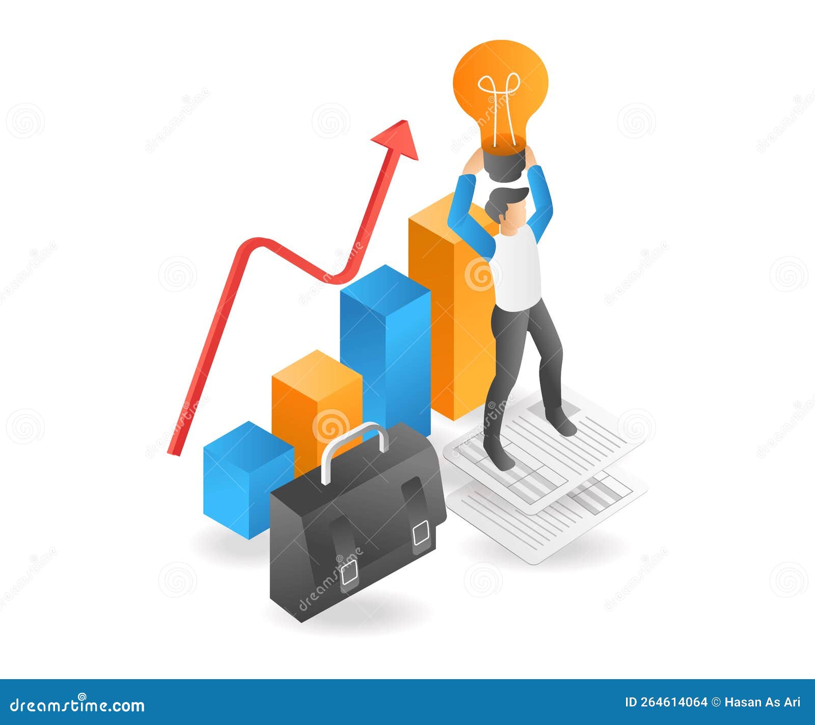 Business Winning Strategy Vector Concept. Symbol Of Victory, Analysis ...