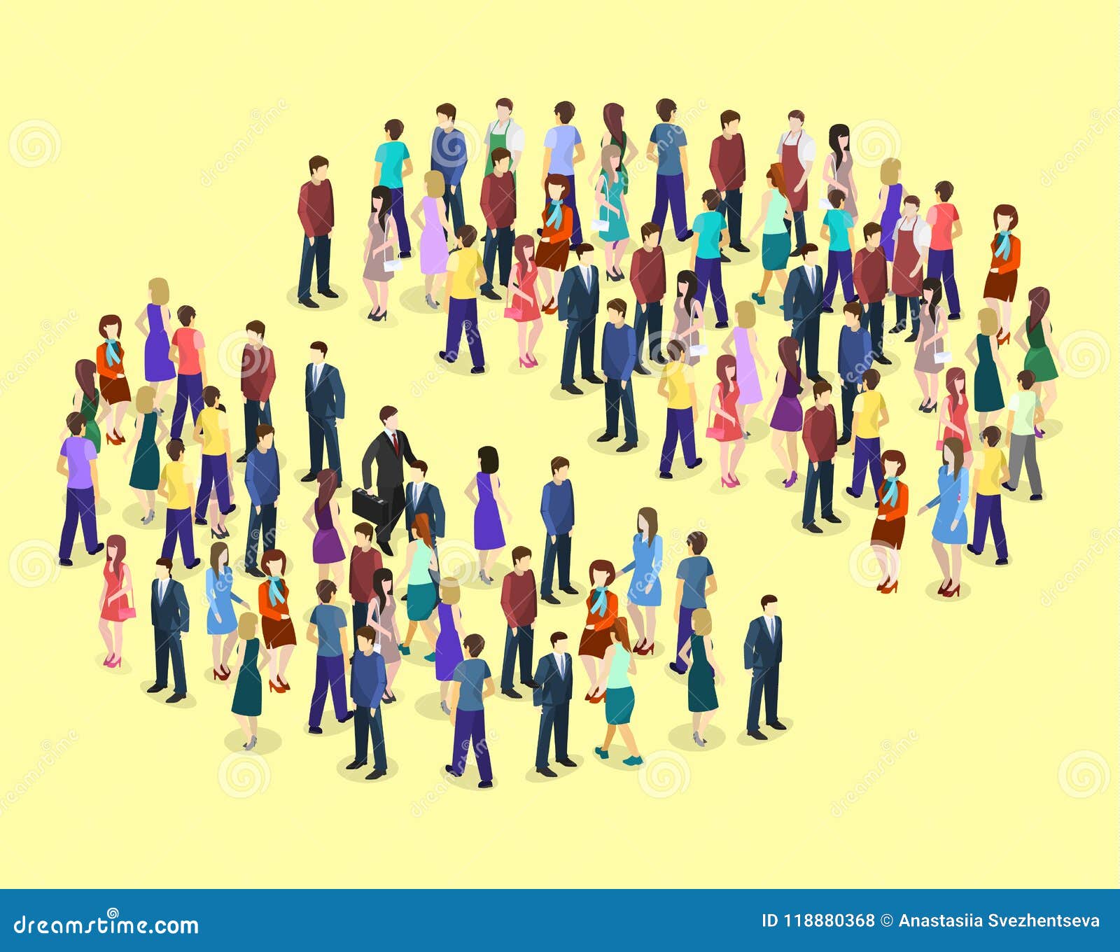 Isometric Flat 3D Isolated Vector Infographic Chart Consisting of a ...