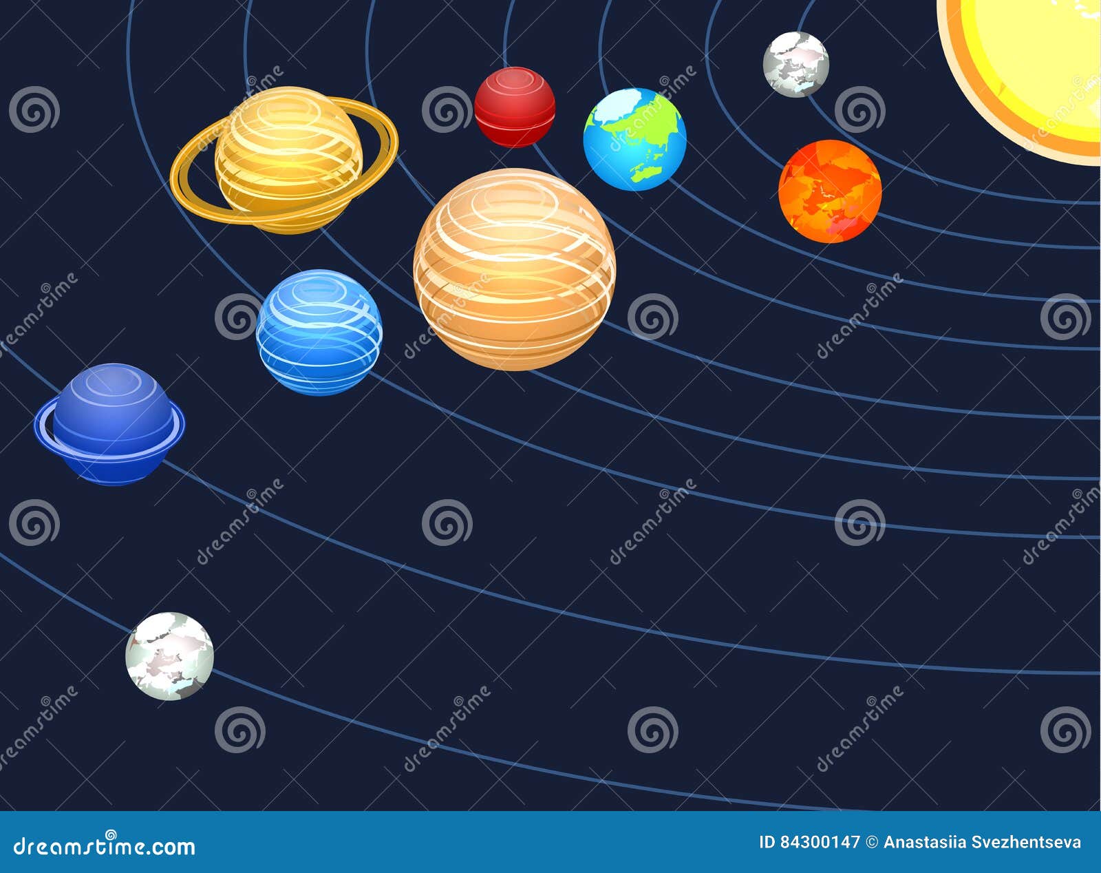 3d Solar System Orbits