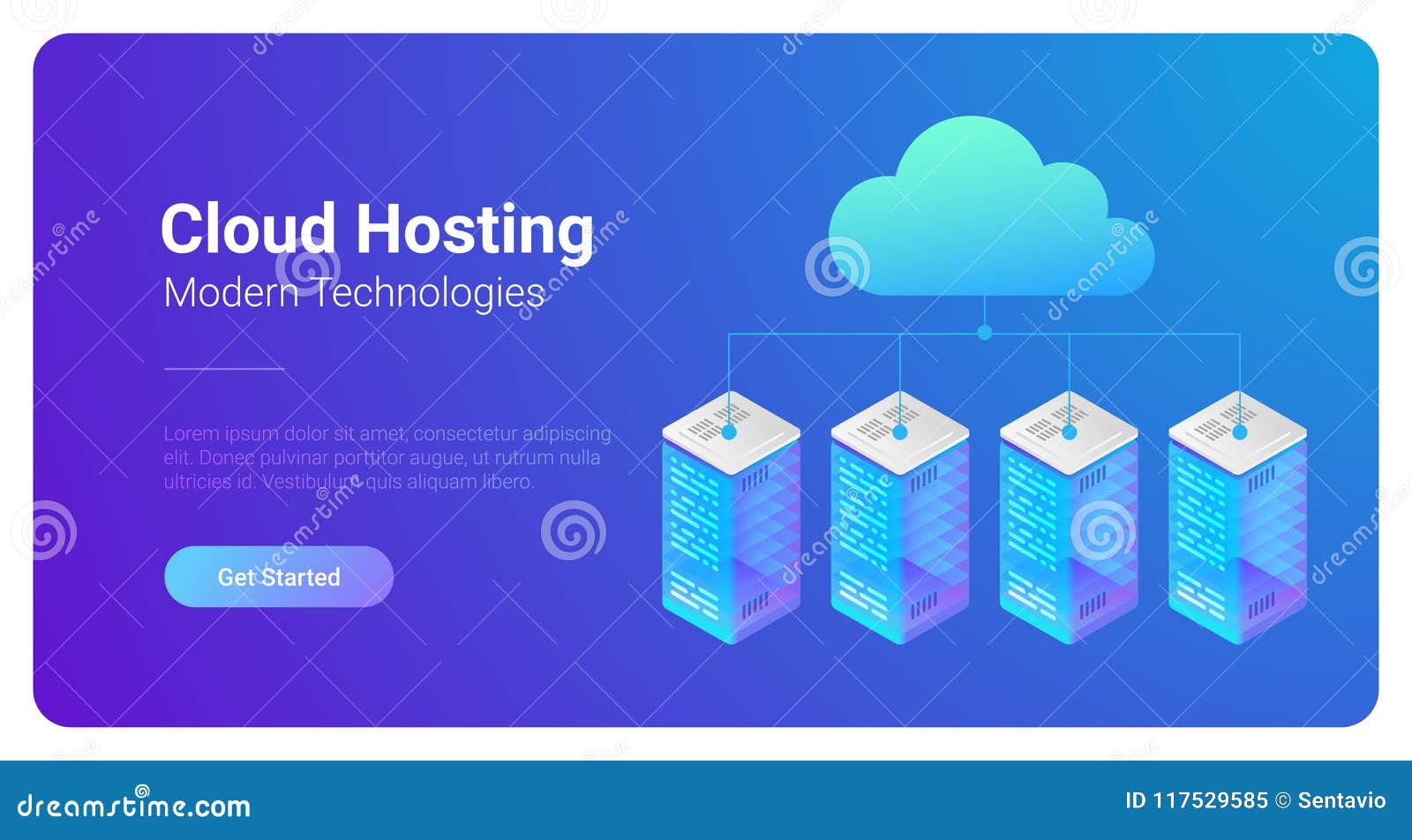 Servers Connected To Cloud Stock Illustrations – 78 Servers Connected ...