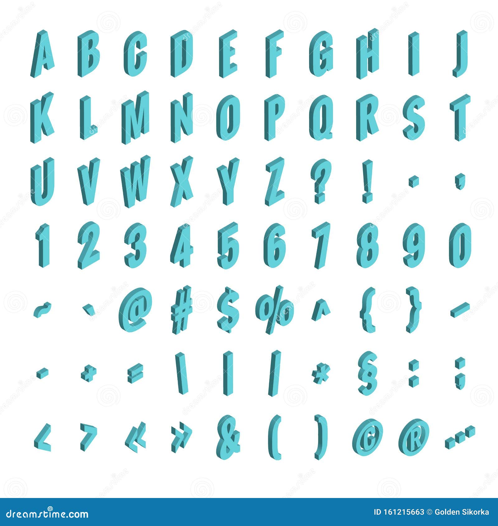 Isometric Font Alphabet Isolated on the Background. Isometric Abc ... Isometric Font Alphabet Isolated on the Background. Isometric Abc ...