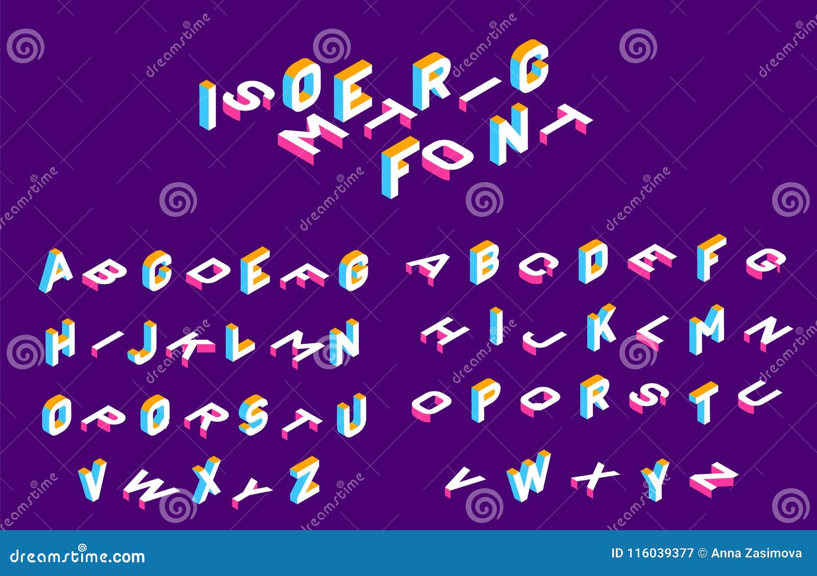 Isometric Letters Vector Stock Illustrations – 4,143 Isometric Letters ...