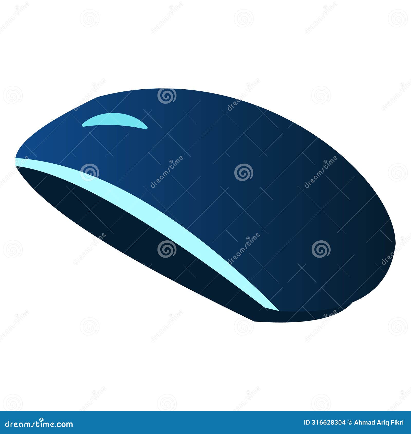 Isometric Gaming Mouse. Personal Computer Hardware Components. Modern ...