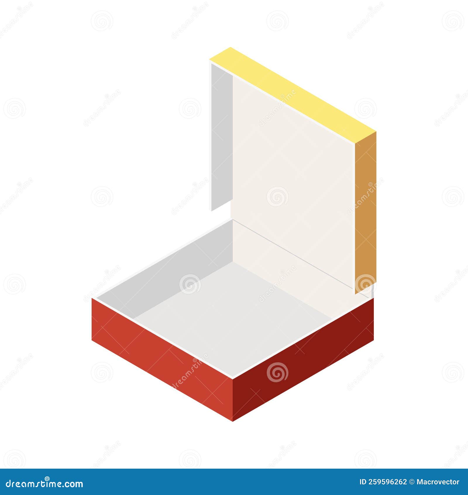Isometric Gift Box stock illustration. Illustration of birthday - 259596262